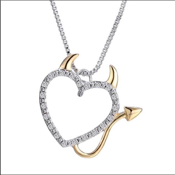 Jewelry | Devil Heart Necklace | Poshmark